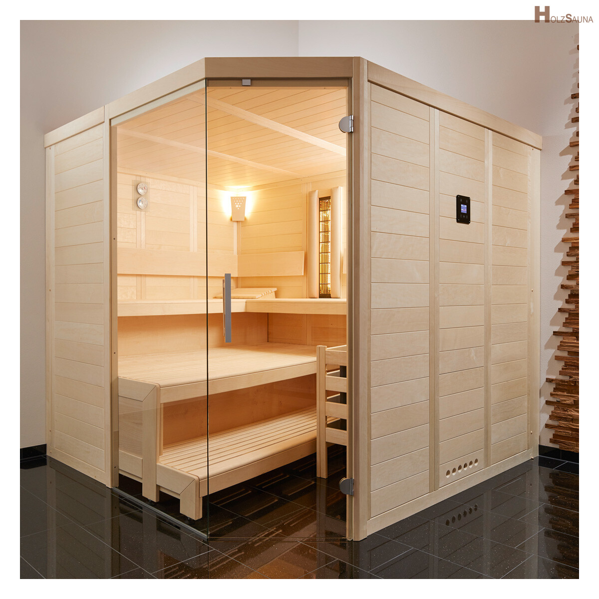 Sauna 44mm Massive Wood Sauna Classico Fir – High-Quality Fir Wood Sa ...